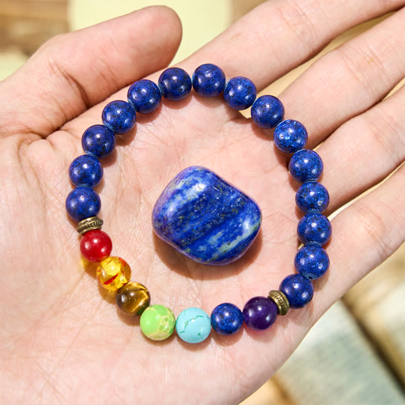 Evolvegem "Vivid Bazaar" Chakra Lapis Lazuli Bracelet – evolvegem